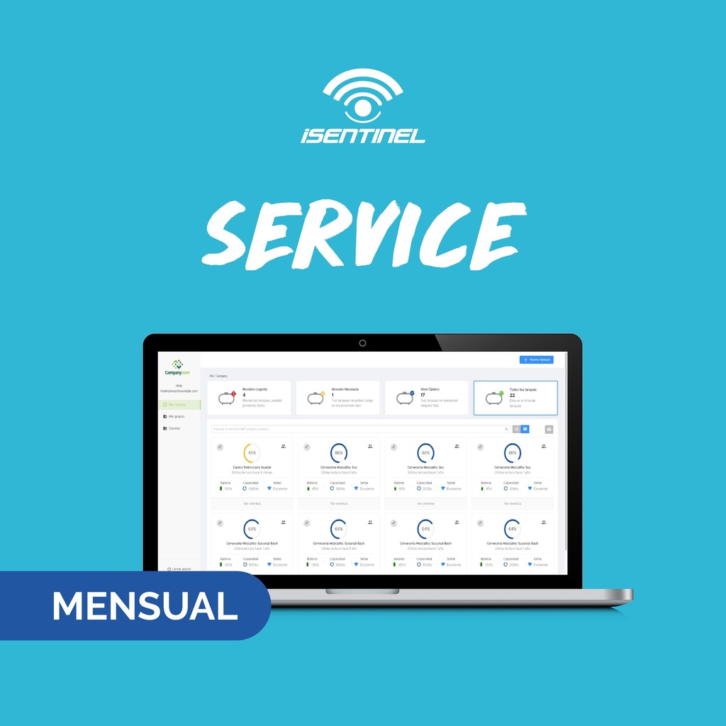 iSentinel Service · Mensual | iSentinel